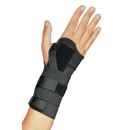 ProCare Universal CTS Wrist Brace Left or Right Hand Black, Extra Large
