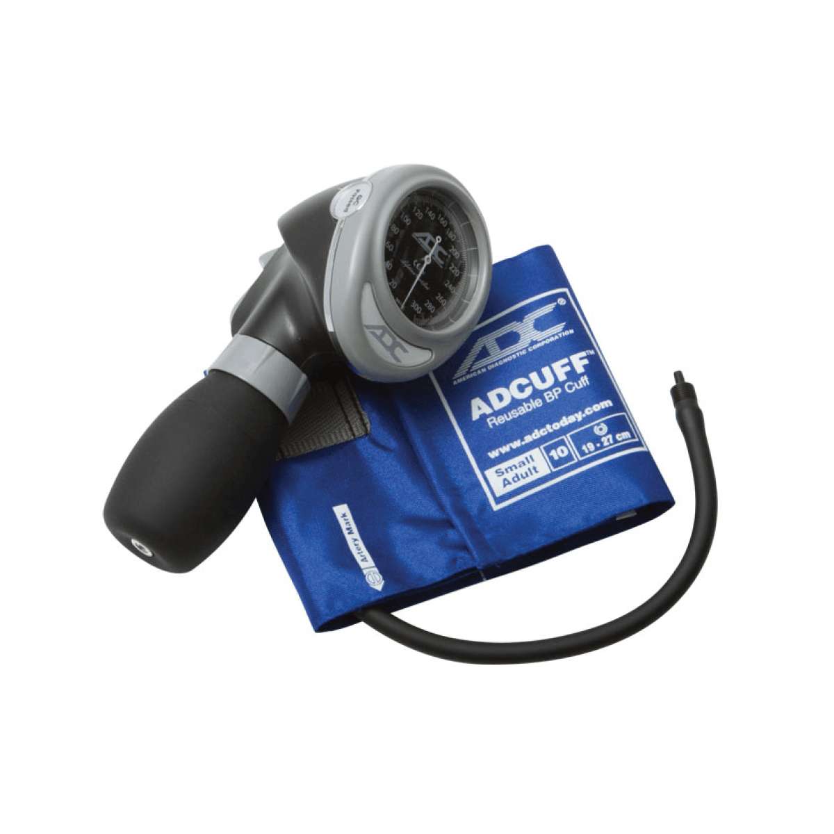 ADC Diagnostix 703 Palm Aneroid Sphyg, Royal Blue, Small Adult
