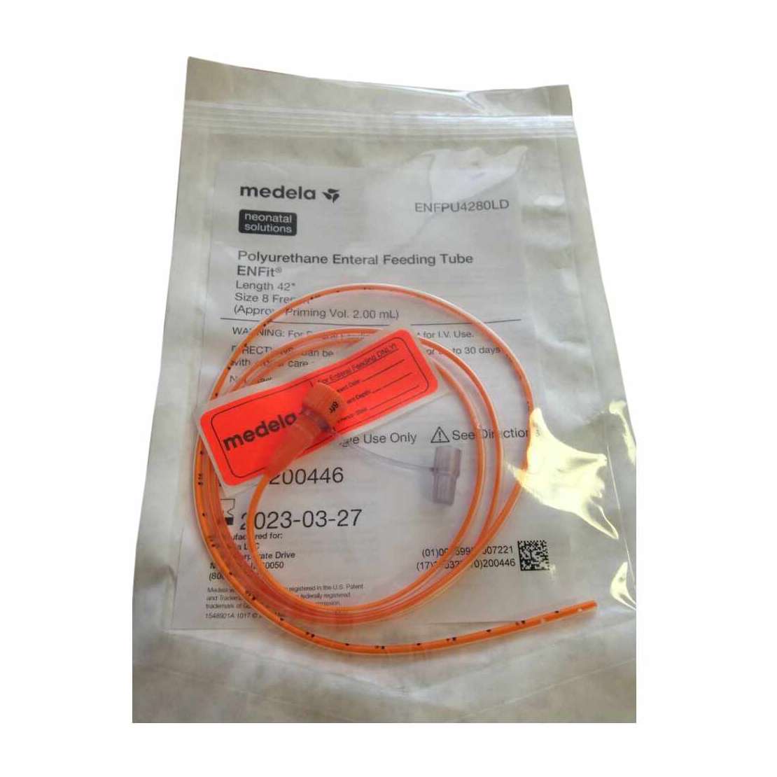 Medela Neonatal Nasogastric Feeding Tube with ENFit Connector, 8 Fr, 42 ...