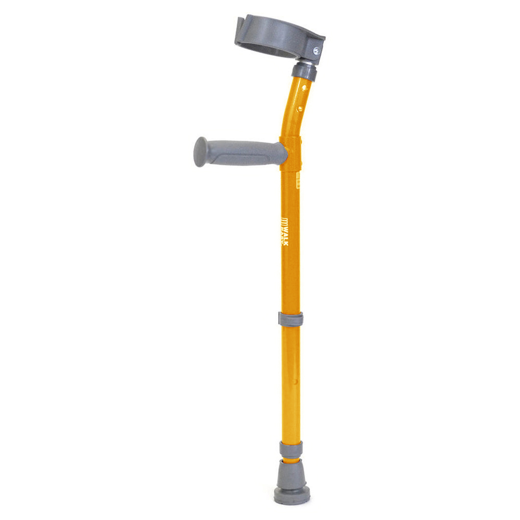 Walk Easy Pediatric Forearm Crutches - Orange | Adjustable Pair