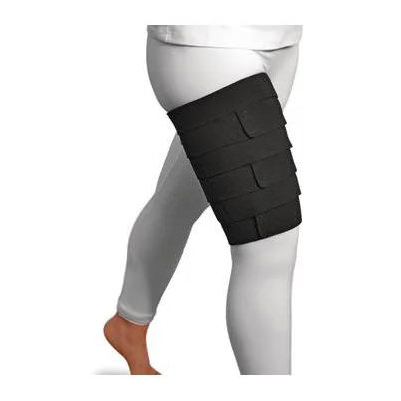 ReadyWrap Lower Extremity Thigh Garment, Tall, Extra Large, Black