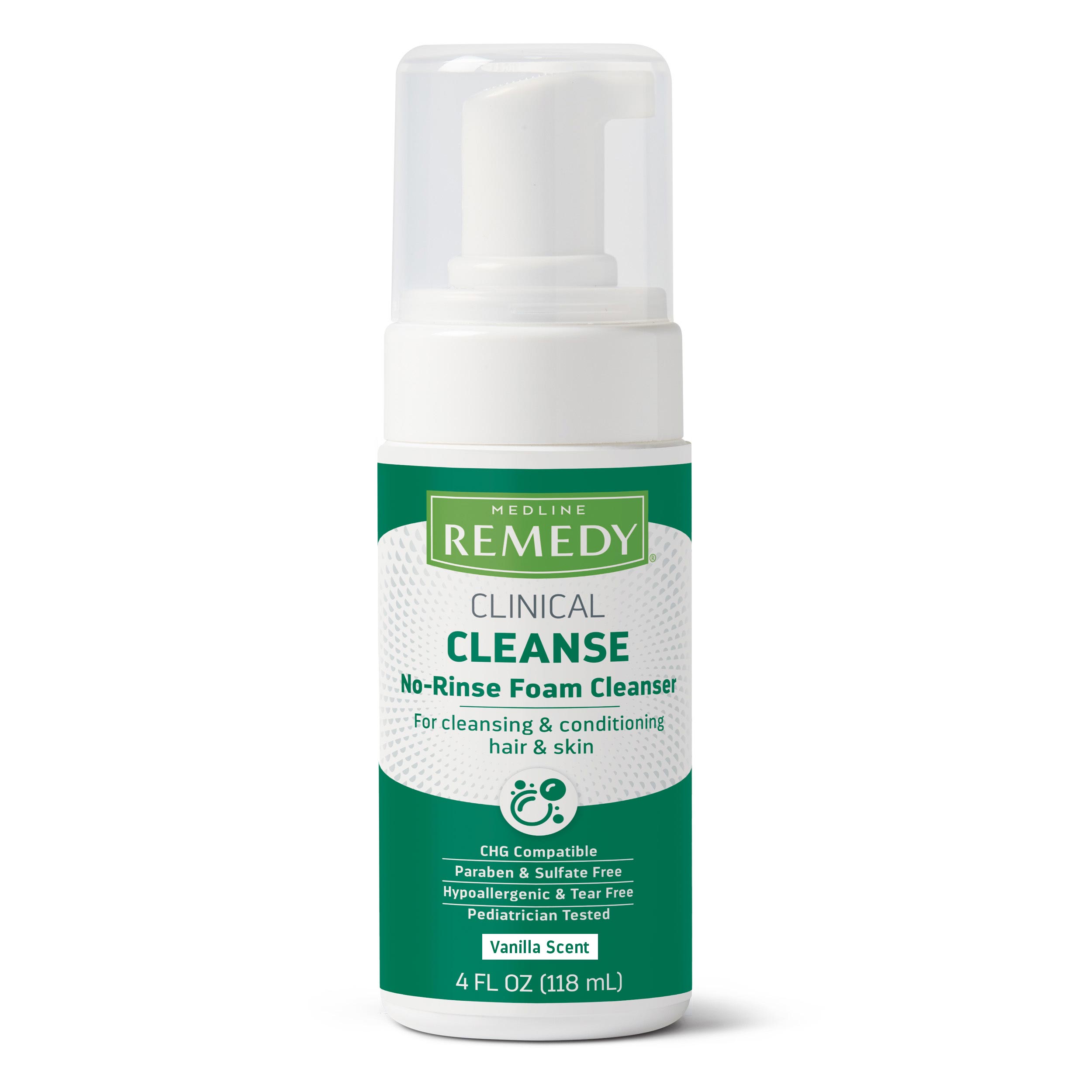 Remedy Clinical Cleanse No-Rinse Foam Cleanser, Vanilla scent, 4 oz ...