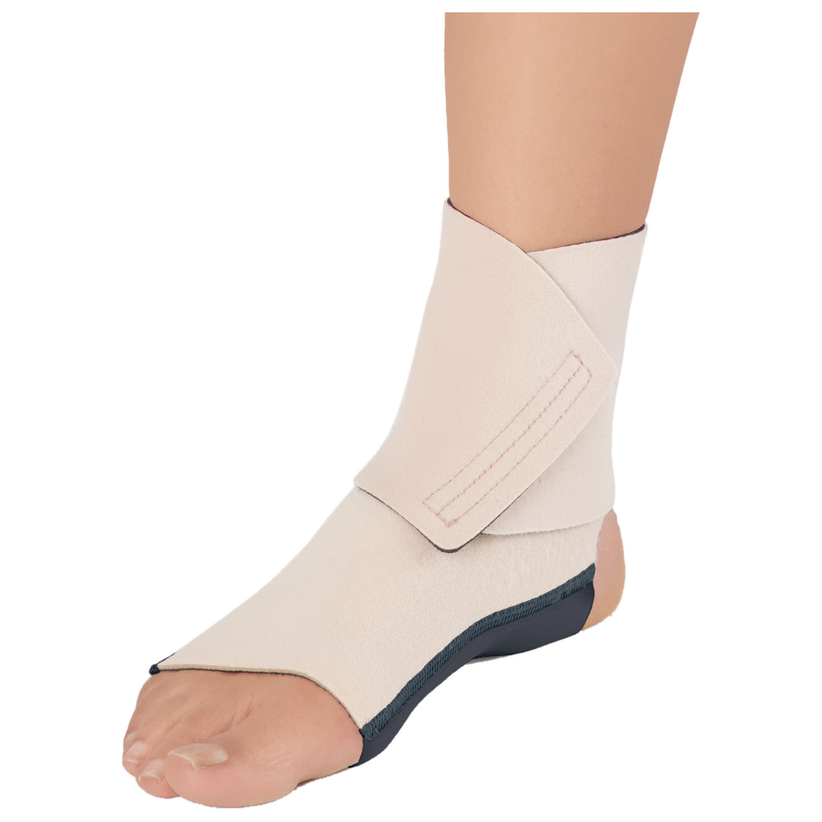 ReadyWrap Foot SL Compression Wrap, Right, Long, Large, Beige