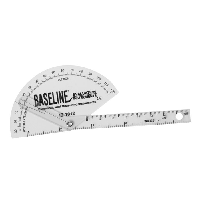 Baseline Plastic Finger Goniometer Flexion to Hyper-Extension, Standard ...