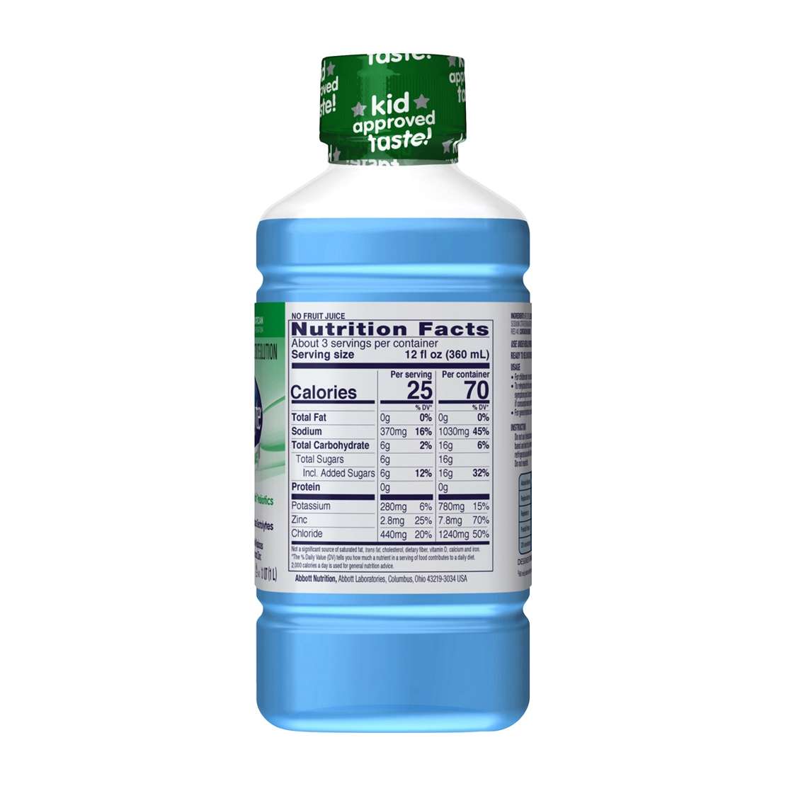 Pedialyte AdvancedCare Oral Electrolyte Solution, Blue Raspberry, 33.8 ...