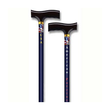 Alex Orthopedic Straight Cane With Fritz Handle, US Air Force