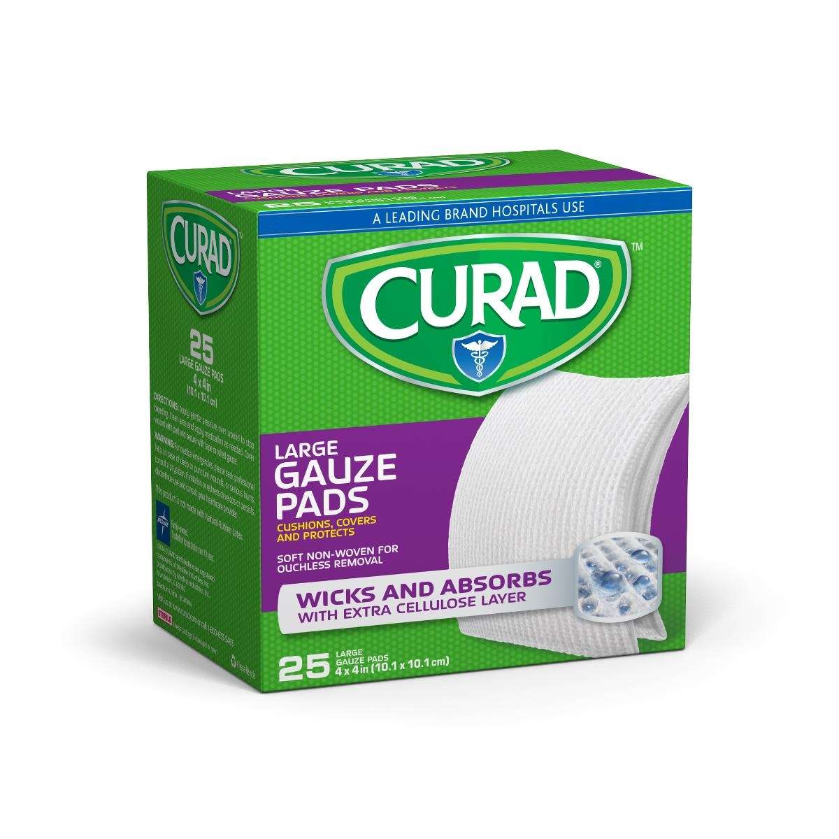 Curad Sterile Pro-Gauze Pads, 4 x 4 Inch - Case of 600
