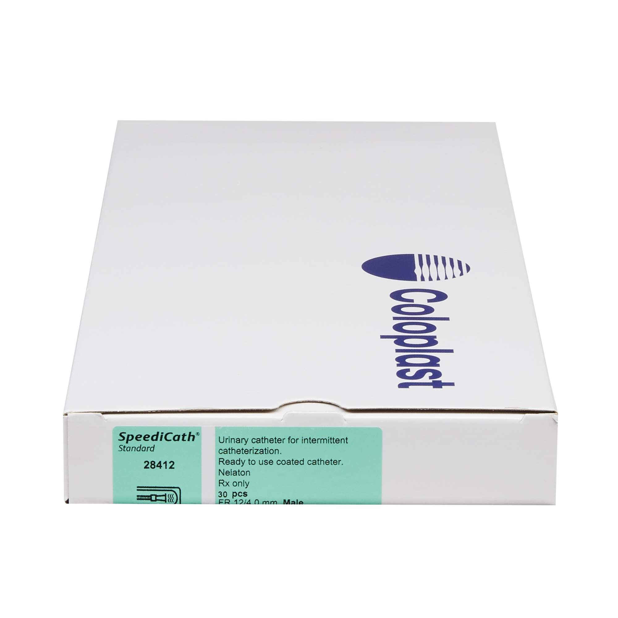 SpeediCath Standard Hydrophilic Male Catheter with Straight Tip, 12 Fr ...