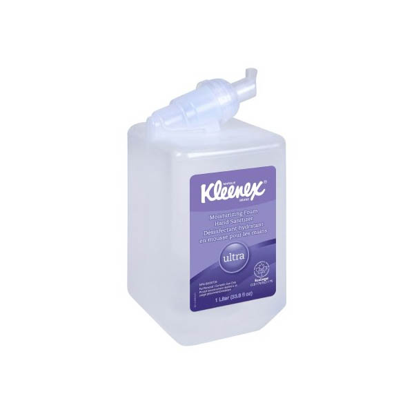 Kleenex Ultra Hand Sanitizer Dispenser Refill Bottle, 1,000 mL - Case of 6