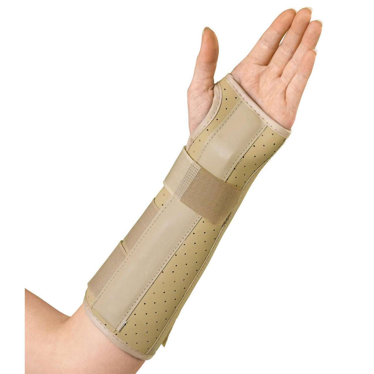 Medline Vinyl Wrist and Forearm Splints, 10 Inch, Left, Extra Small