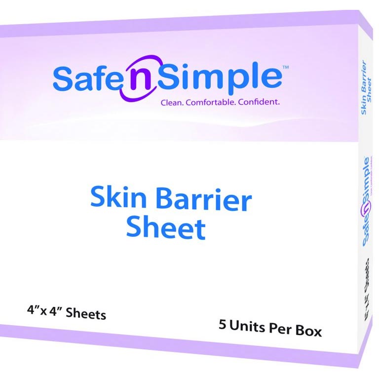Safe n' Simple Skin Barrier Sheet - Box of 5