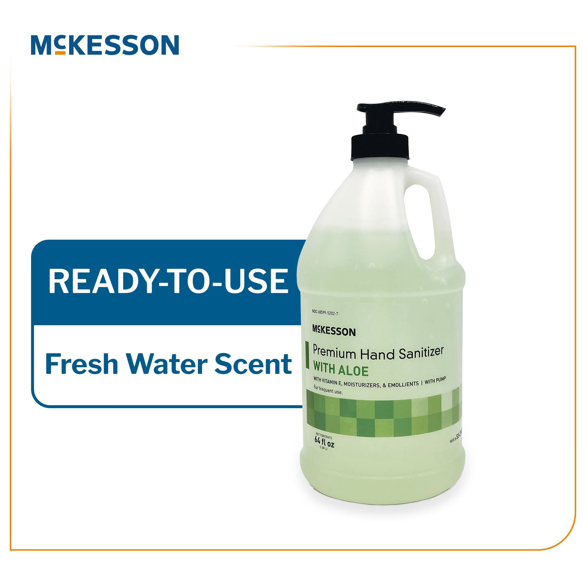 McKesson Premium Hand Sanitizer with Aloe Gel - Ethyl Alcohol