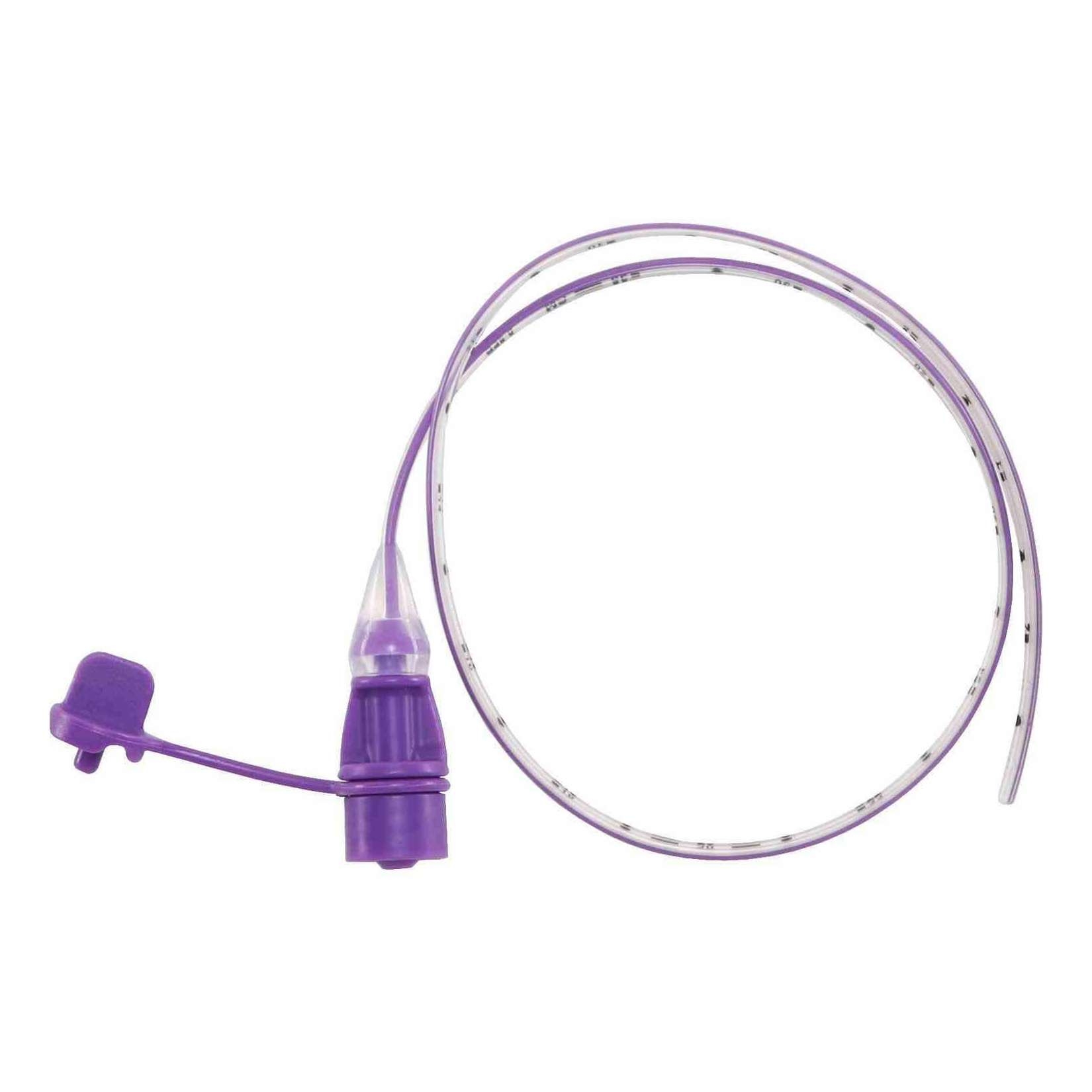 Neomed Silicone Nasogastric Feeding Tube, 5 Fr, 90 cm, Purple - Package ...