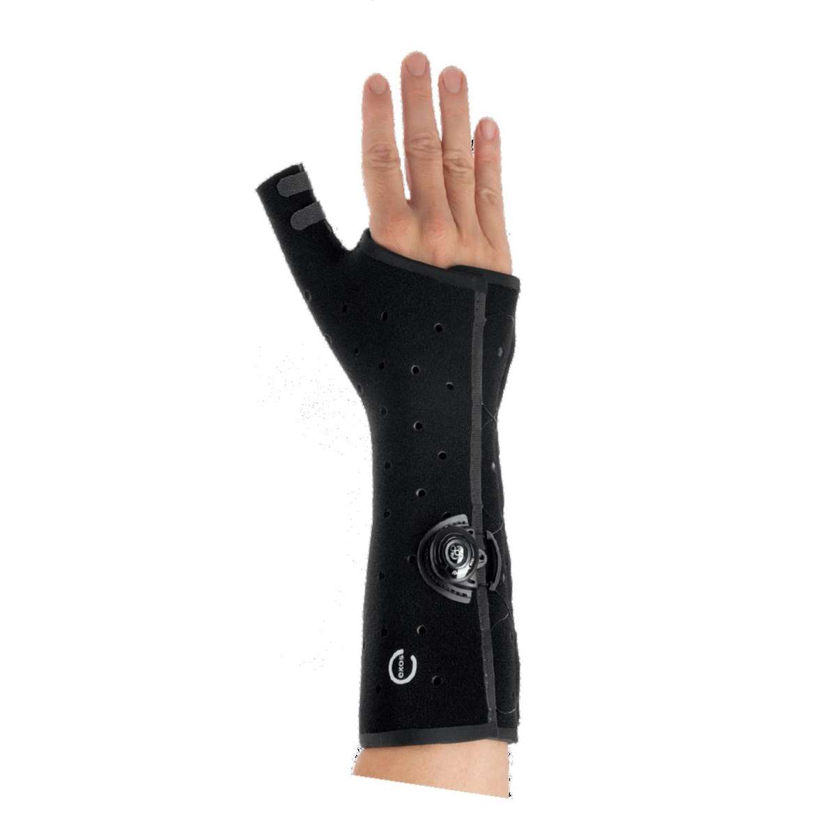 Exos Thumb Splint Black With Boa Lacing System, Large, Left Hand