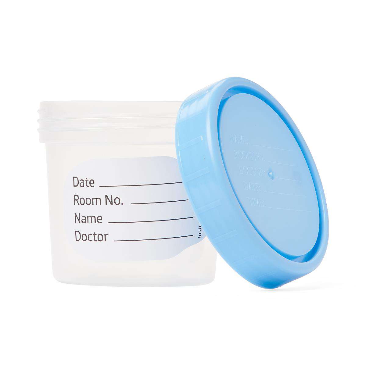 Medline Sterile General Use Specimen Container, 4 oz - Case of 100