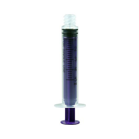 Vesco Enfit Tip Medication Syringe, 5 ml, Non-Sterile - Box of 100