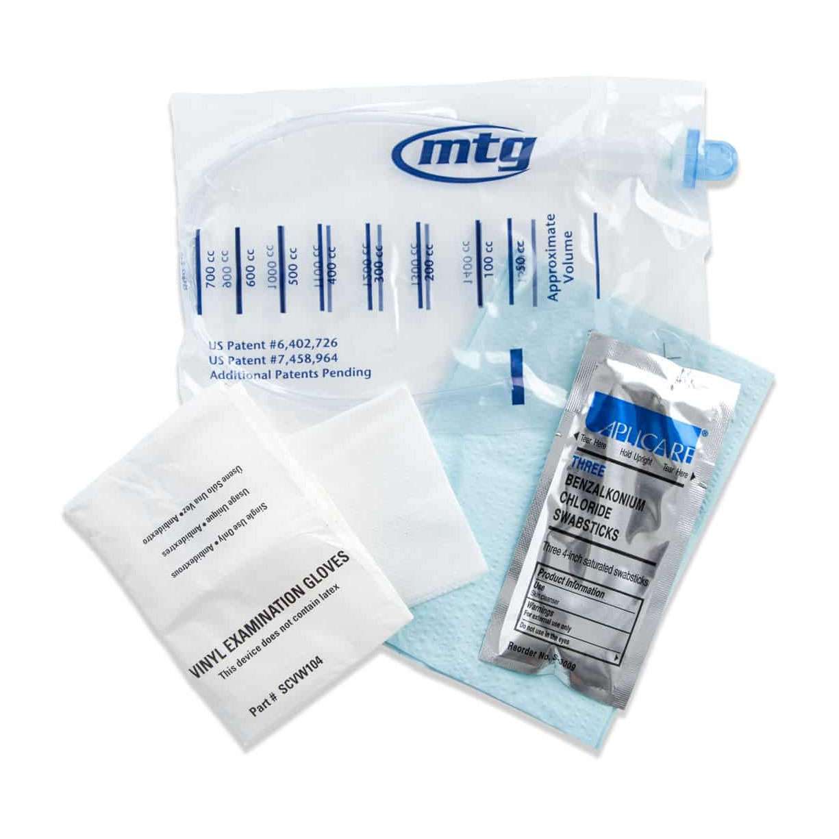 EZ-Advancer Closed System Intermittent Catheter Kit, 12 Fr, 16" - Box ...
