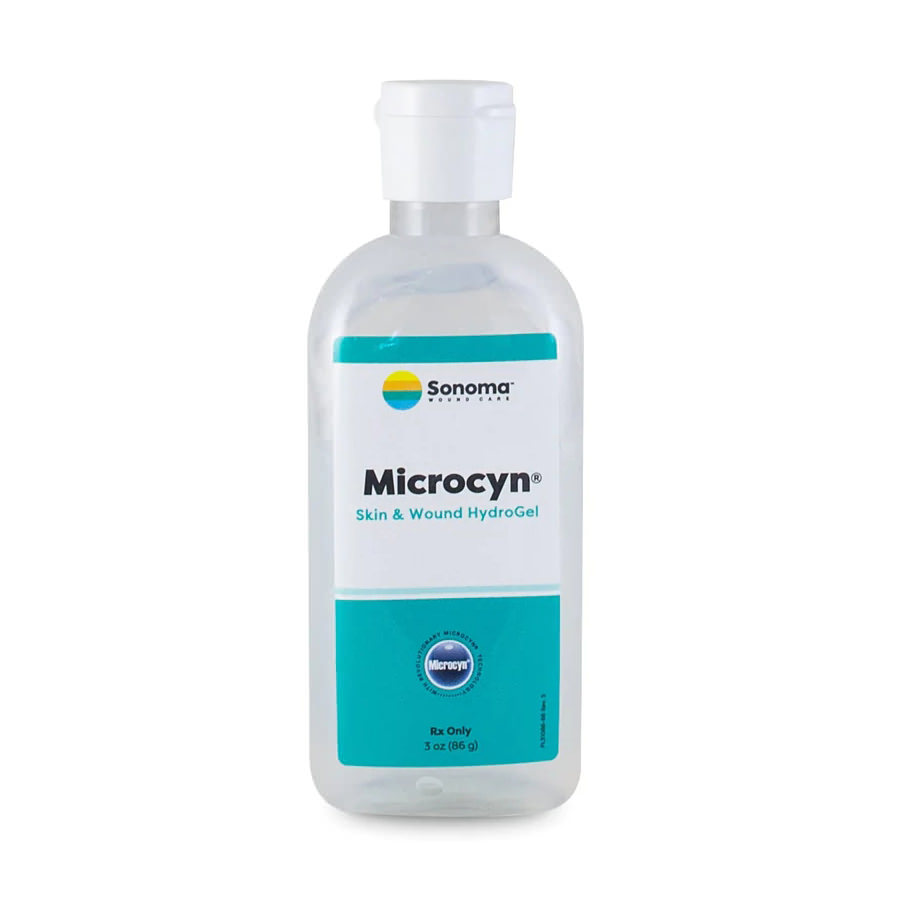 Microcyn Professional Skin and Wound Hydrogel Dressing, 3oz - Case of 12