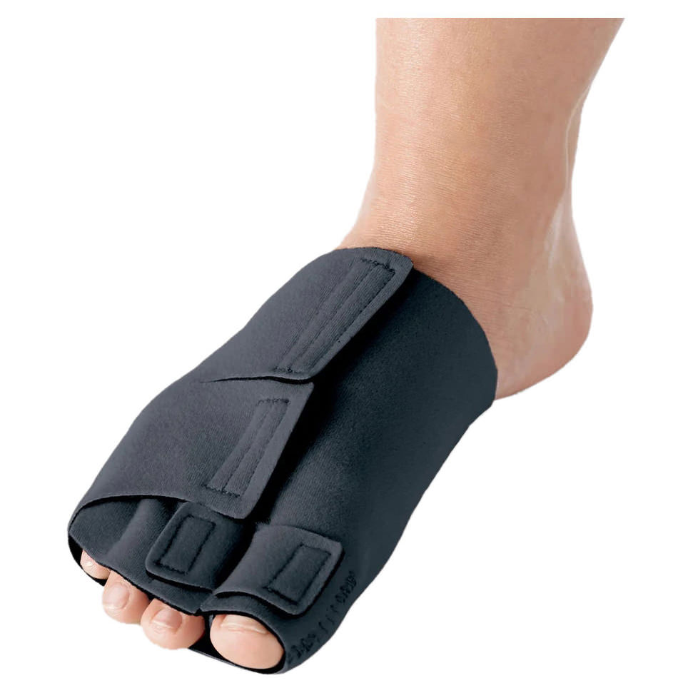 ReadyWrap Lower Extremity Toe Garment, Left, Extra Large, Black