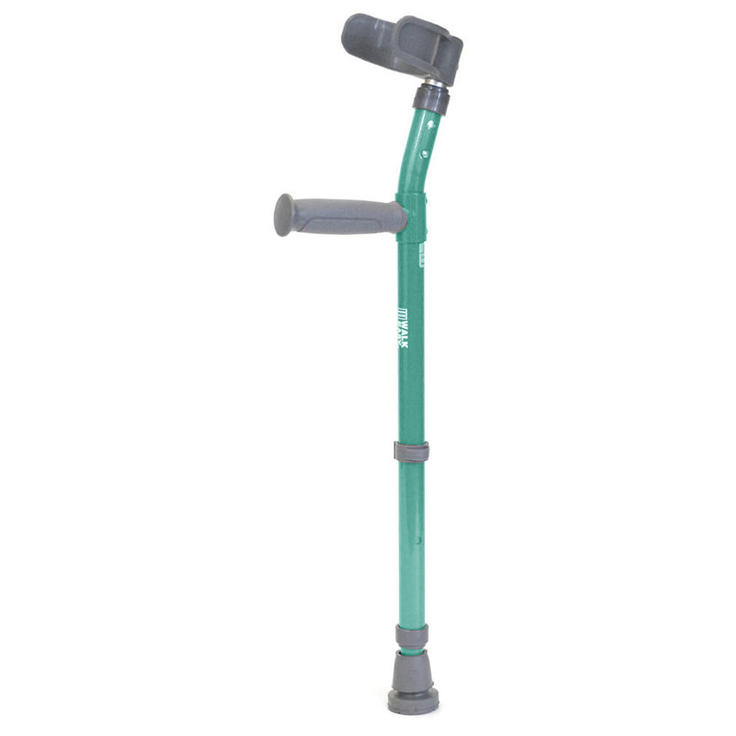 Teal Pediatric Forearm Crutches Walk Easy Lightweight Pair