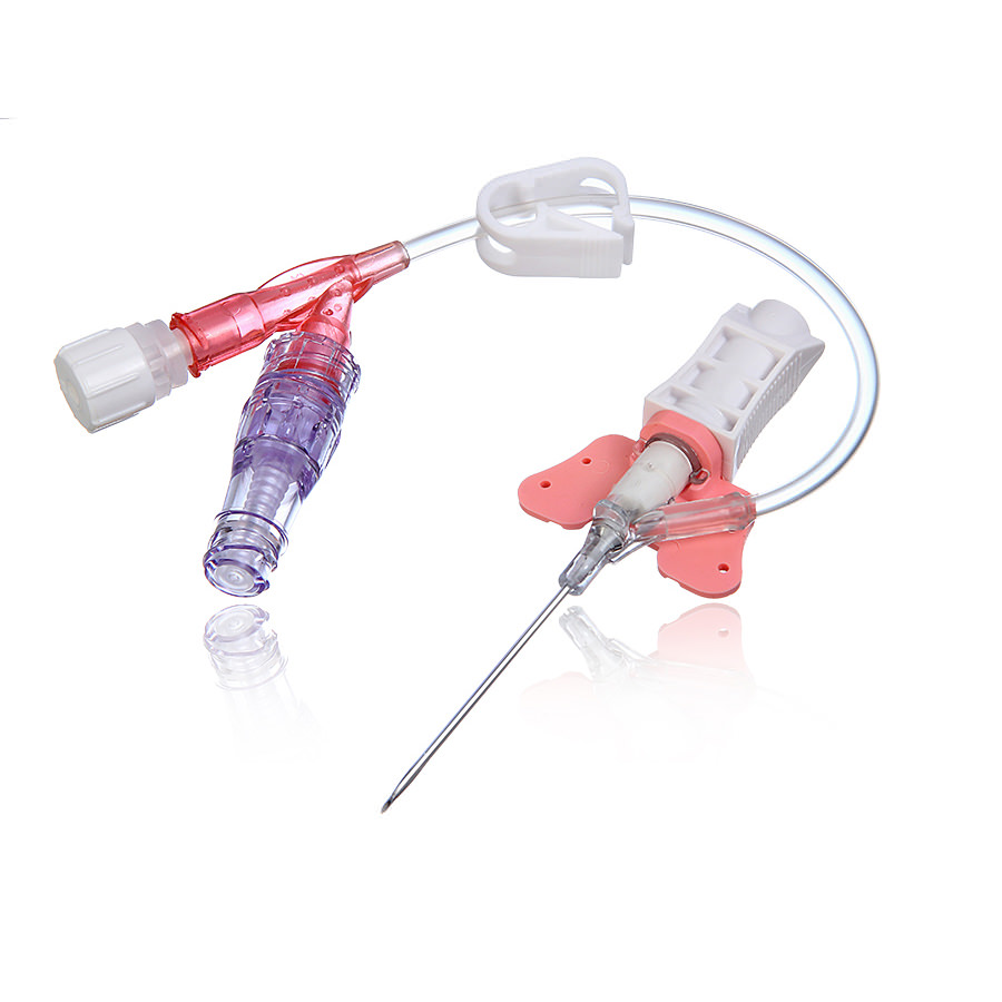 BD Nexiva Sliding Closed IV Catheter, Dual Port, Pink, 20 Fr, 1 Inch ...
