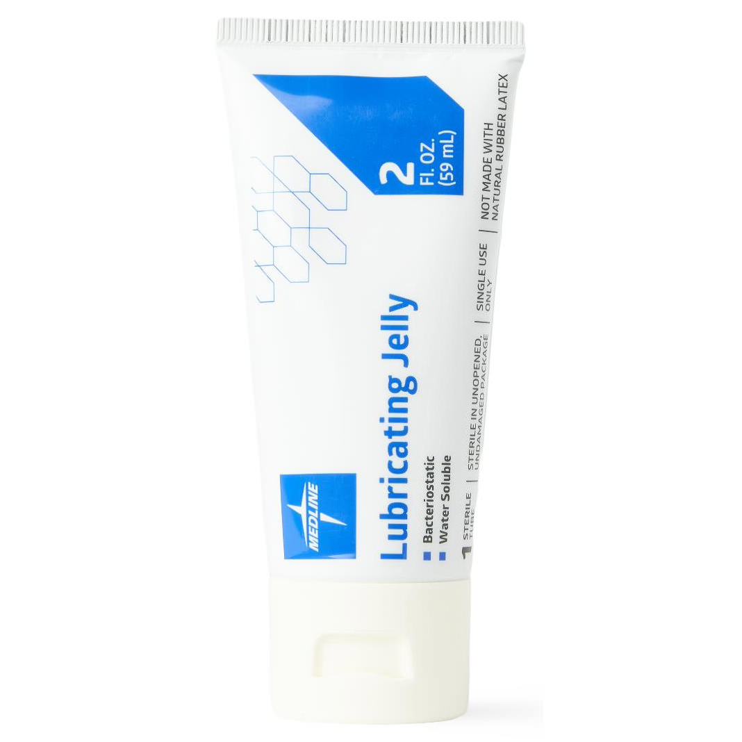 Medline Lubricating Jelly in Flip-Top Tube - Water-Soluble