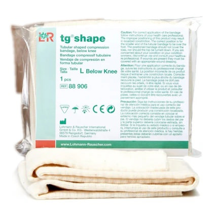 TG shape Tubular Bandage, Below Knee, Large