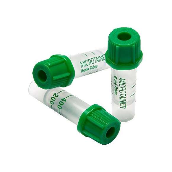 BD Microtainer Capillary Blood Collection Tube, 15.3 x 46 mm - Case of 200