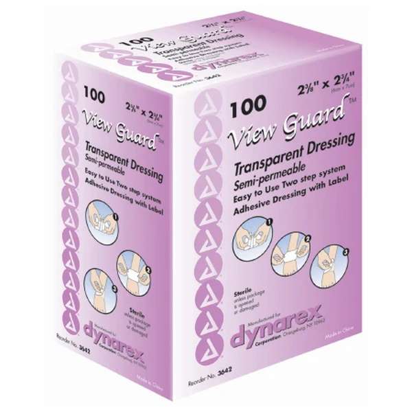 View Guard Transparent Film Dressing, 2-3/8 x 2-3/4 Inch - Case of 400