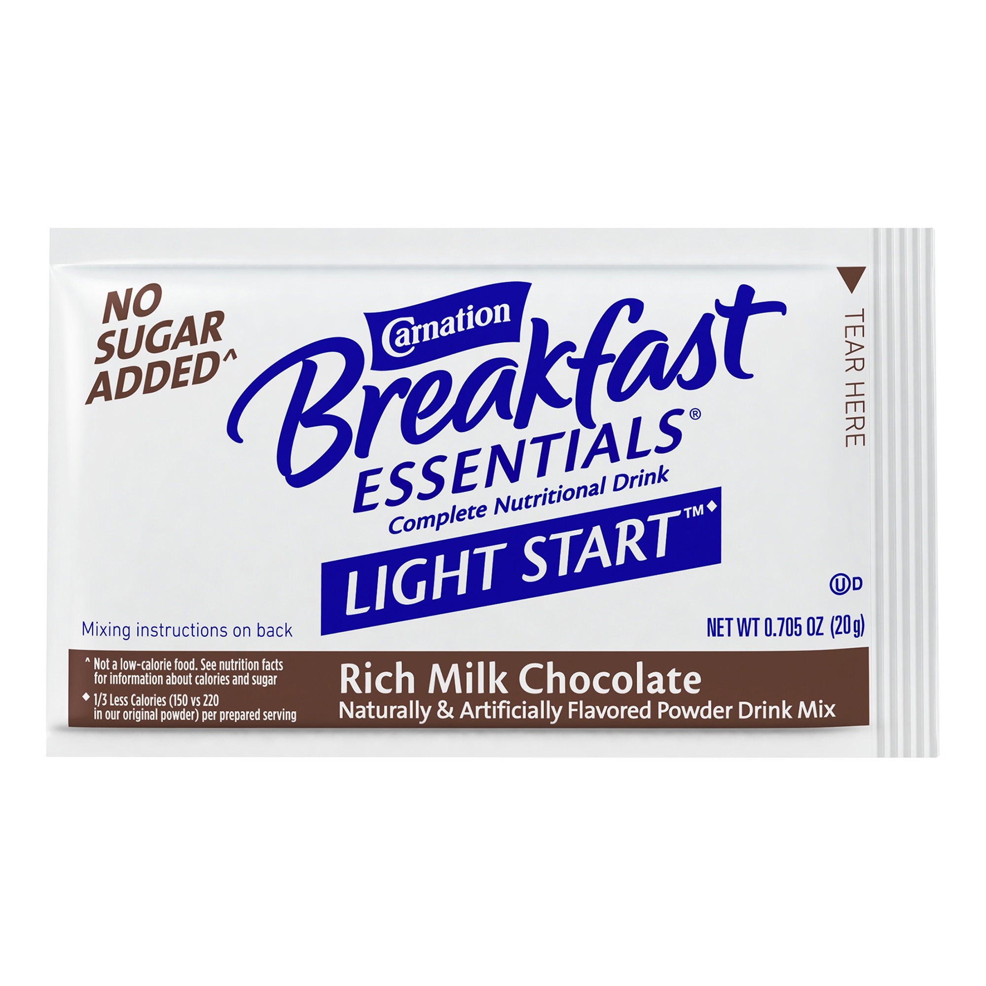 Carnation Breakfast Essentials Light Start Nutritional Powder Drink Mix ...