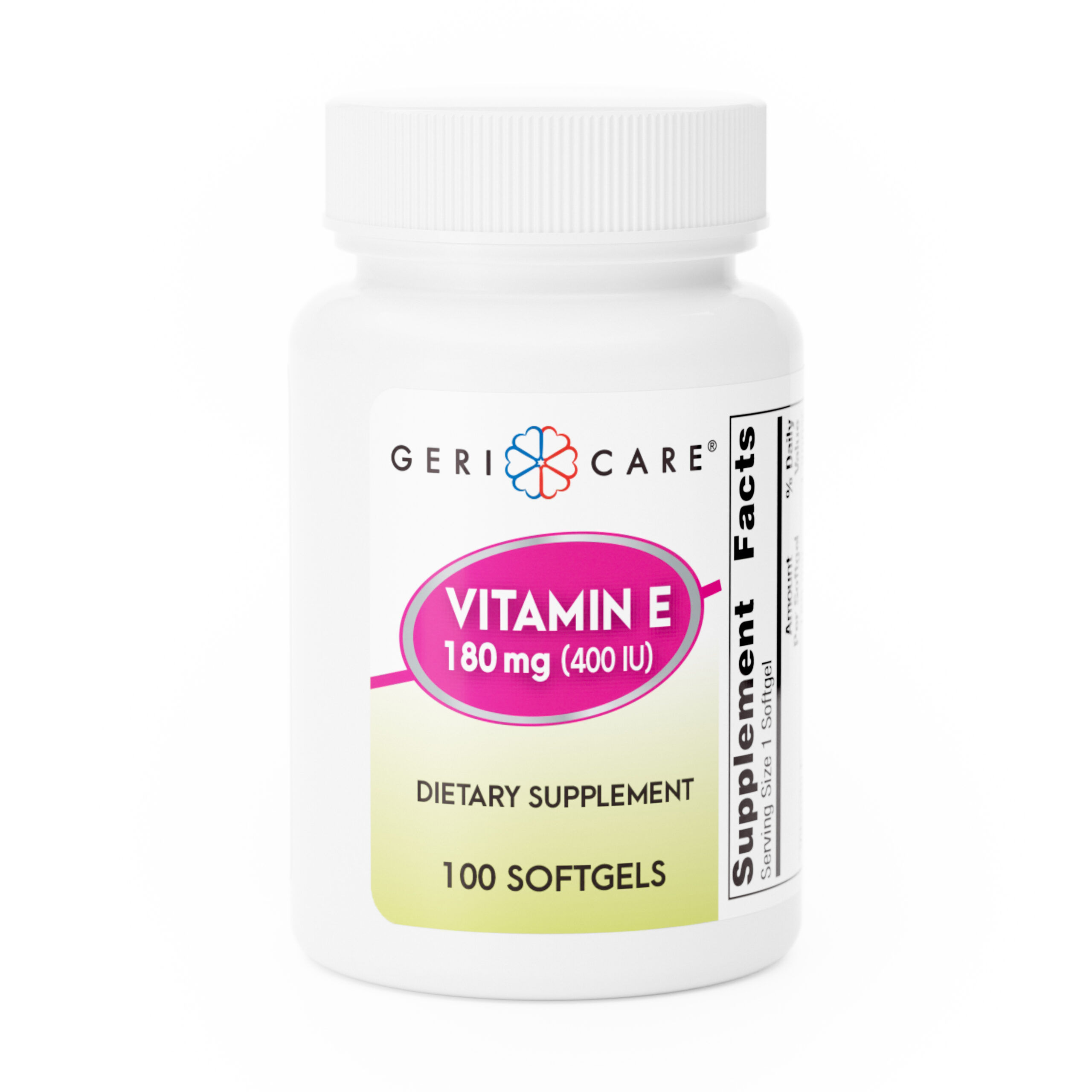 Geri-Care Vitamin E Supplement Softgels, 180mg - Case of 1200