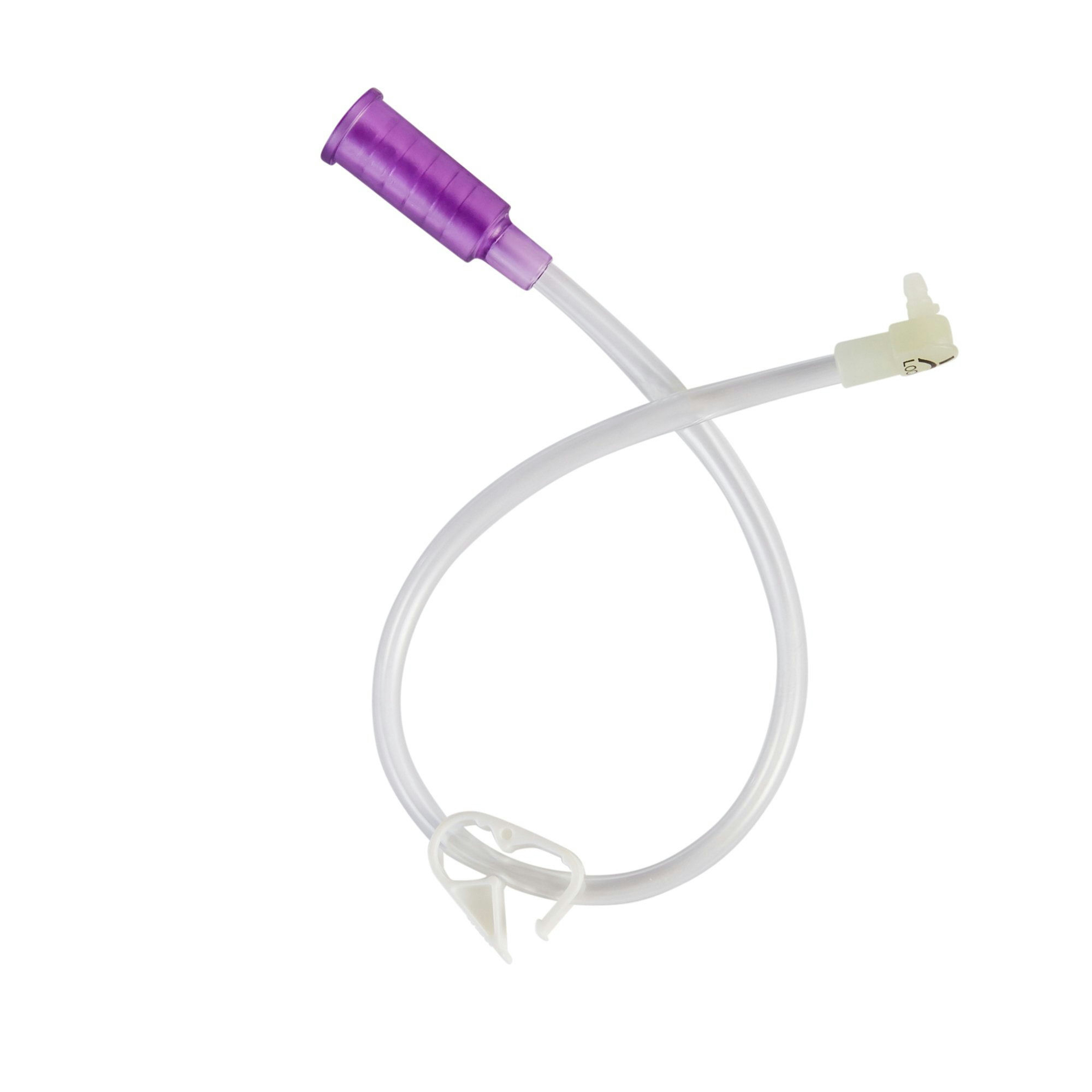 AMT Mini Classic G-JET Single ENFit Gastric Extension Set, 24", Right ...
