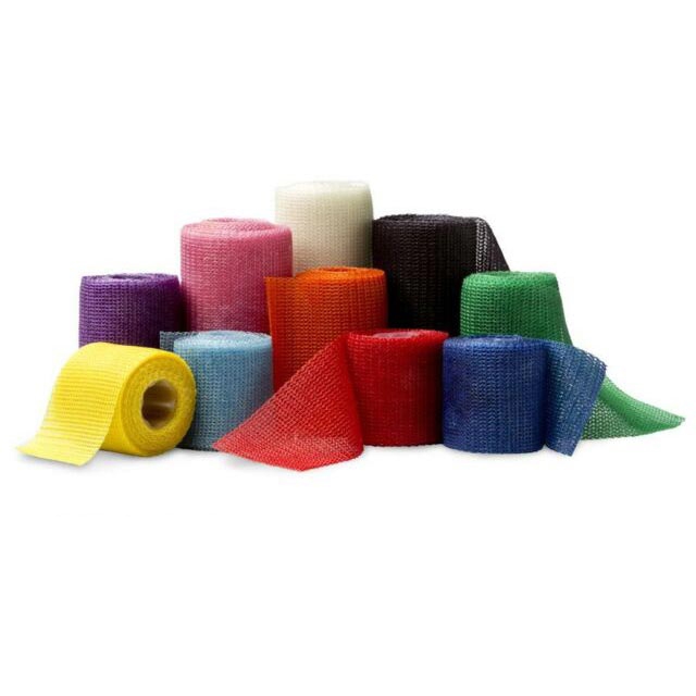Delta-Lite Plus Fiberglass Cast Tape, Assorted Colors, 4 Inch x 12 Feet ...