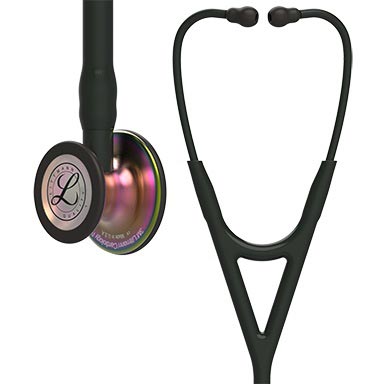 3M Littmann Cardiology IV Stethoscope, Rainbow Finish Chestpiece, 27 ...