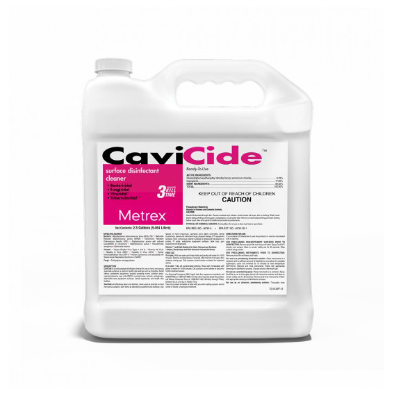CaviCide Surface Disinfectant Cleaner Alcohol Based Liquid 2.5 Gallon ...