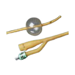 Bardex Lubricath Carson 2-Way Specialty Foley Catheter, Olive Coude Tip, 24 Fr - Each
