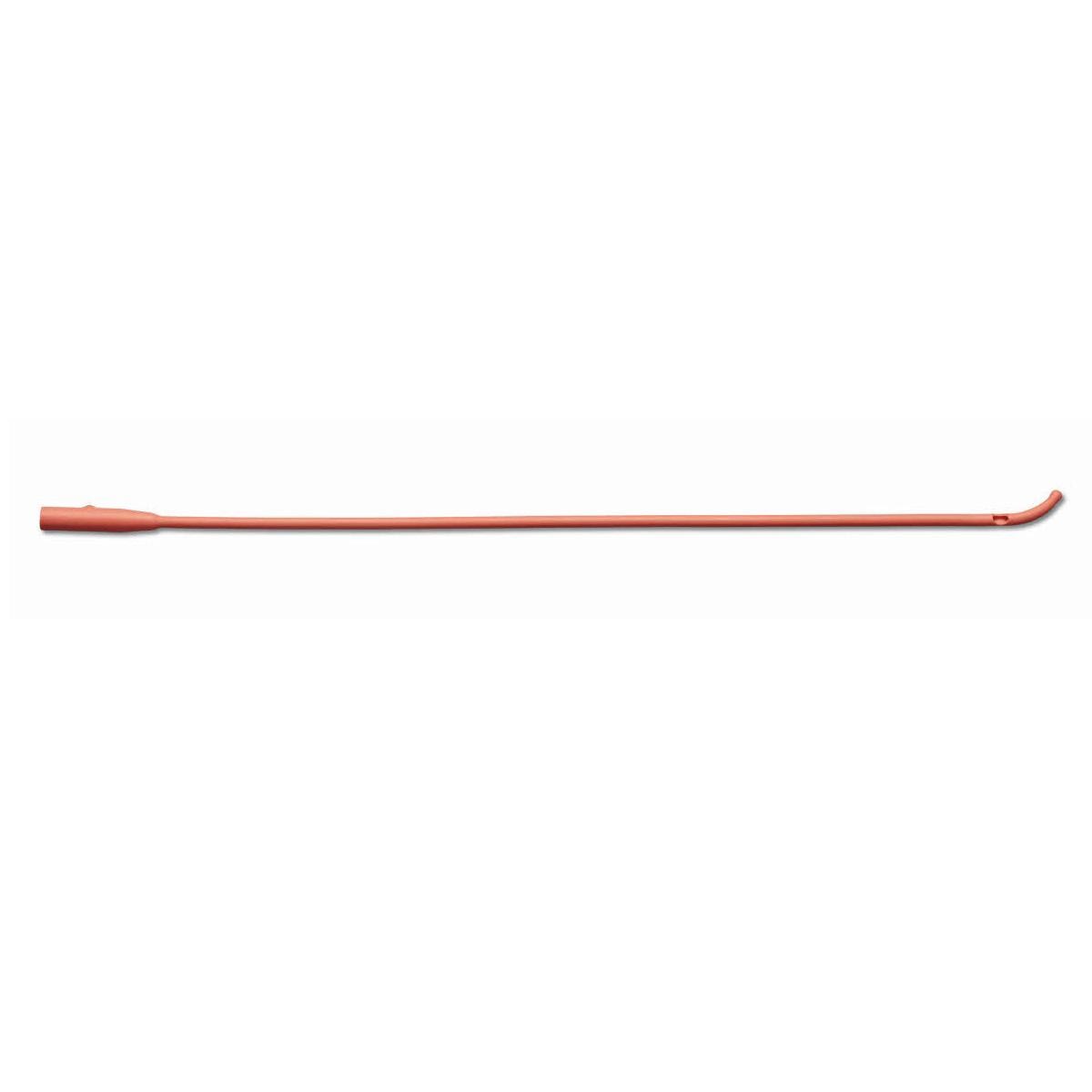 Medline Red Rubber Latex All-Purpose Intermittent Catheters, Coude, 14 ...