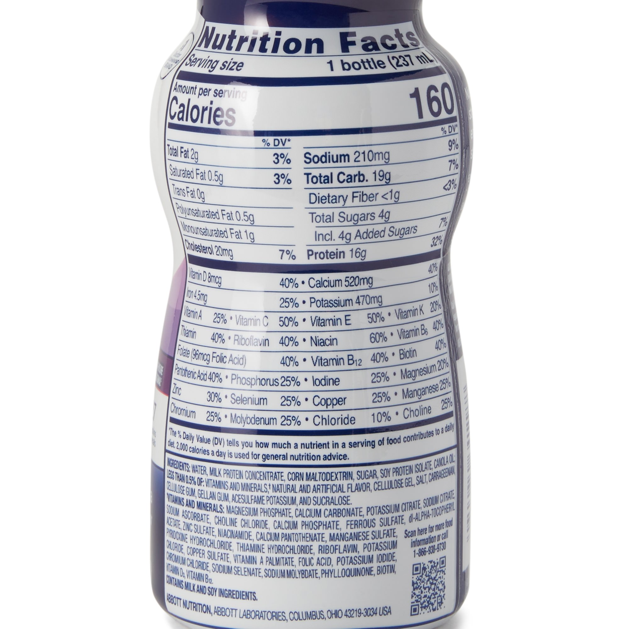 Ensure High Protein Nutritional Shake, Vanilla, 8 oz Bottle - Case of 24