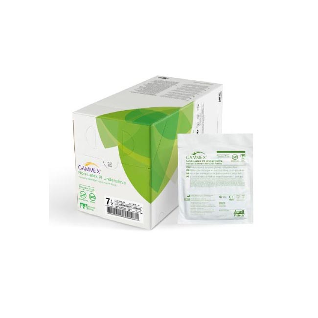 GAMMEX Non-Latex PI Underglove Surgical Underglove Green Beaded Cuff ...