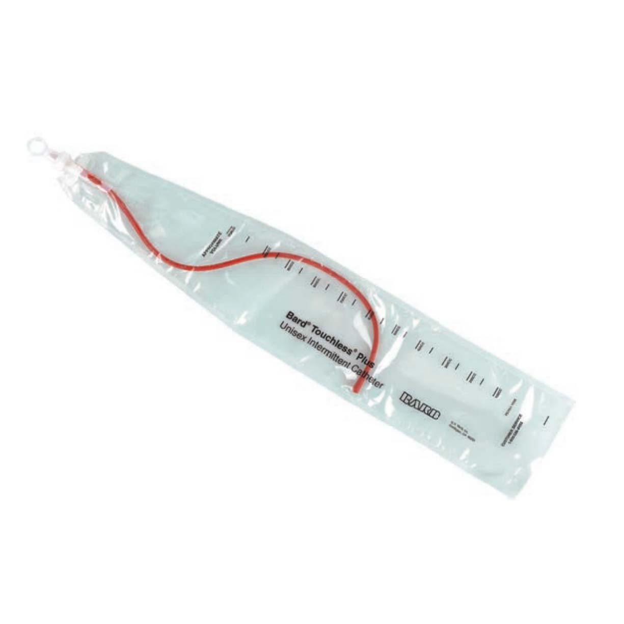 Touchless Plus Red Rubber Closed System Intermittent Catheter, Male ...
