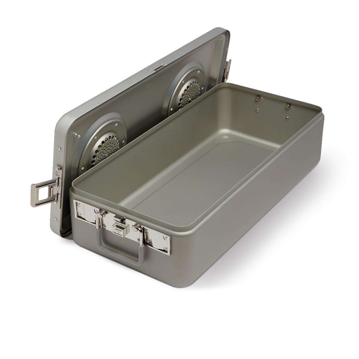 Medline Steriset Sterilization Container With Lid And Handle, 23.5 x 10 ...