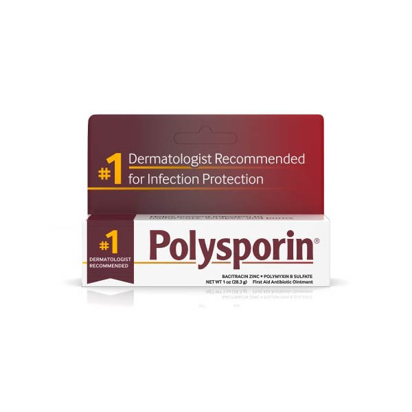 Polysporin First Aid Antibiotic Ointment, Tube, 1 oz.