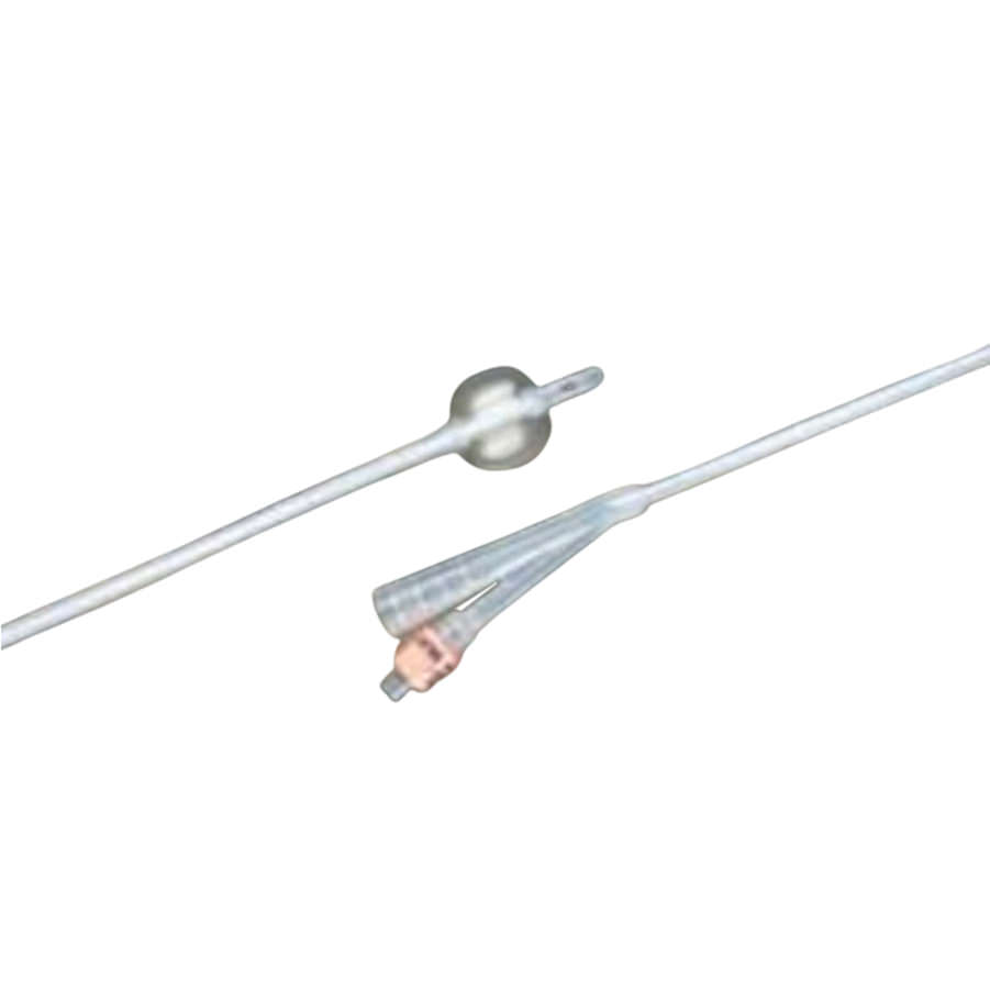 Lubri-Sil Hydrogel Coated Silicone 2 Way Foley Catheter, 5cc, 14 Fr - Each