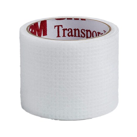 Transpore Hypoallergenic Surgical Tape, 1 Inch x 1-1/2 yards - Box of 100