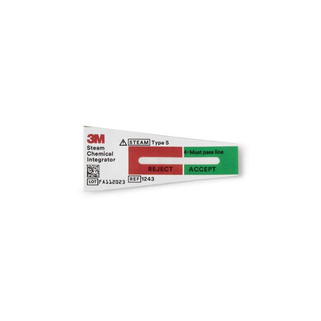 Attest Sterilization Chemical Integrator Strip, Class 5 - Package of 100