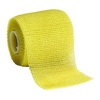 Delta-Cast Conformable Polyester Cast Tape, Neon Yellow, 4" x 12 Feet ...