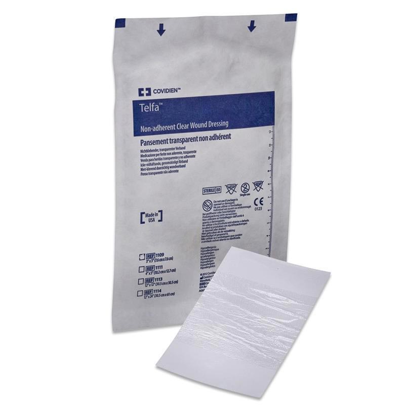 Telfa Clear Non-Adherent Wound Dressing, 12 X 12 Inch