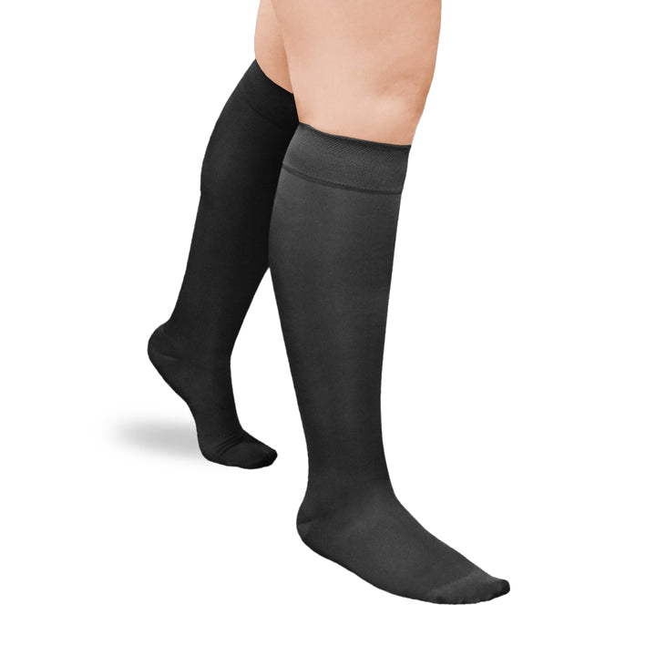 ExoSheer Below Knee Extremity Garment, Average, Large, Black, Closed ...