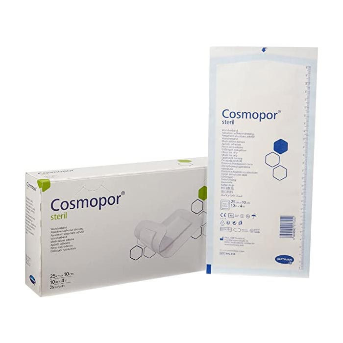 Hartmann Cosmopore Adhesive Dressing, 4 x 10 Inch - Box of 25