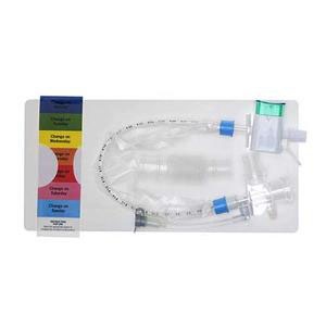 Medline Double-Swivel Closed Suction Catheter for Tracheostomy Care, 14 Fr